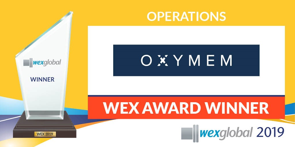 OxyMem wins awards at the Water and Energy Exchange Global Event 2019